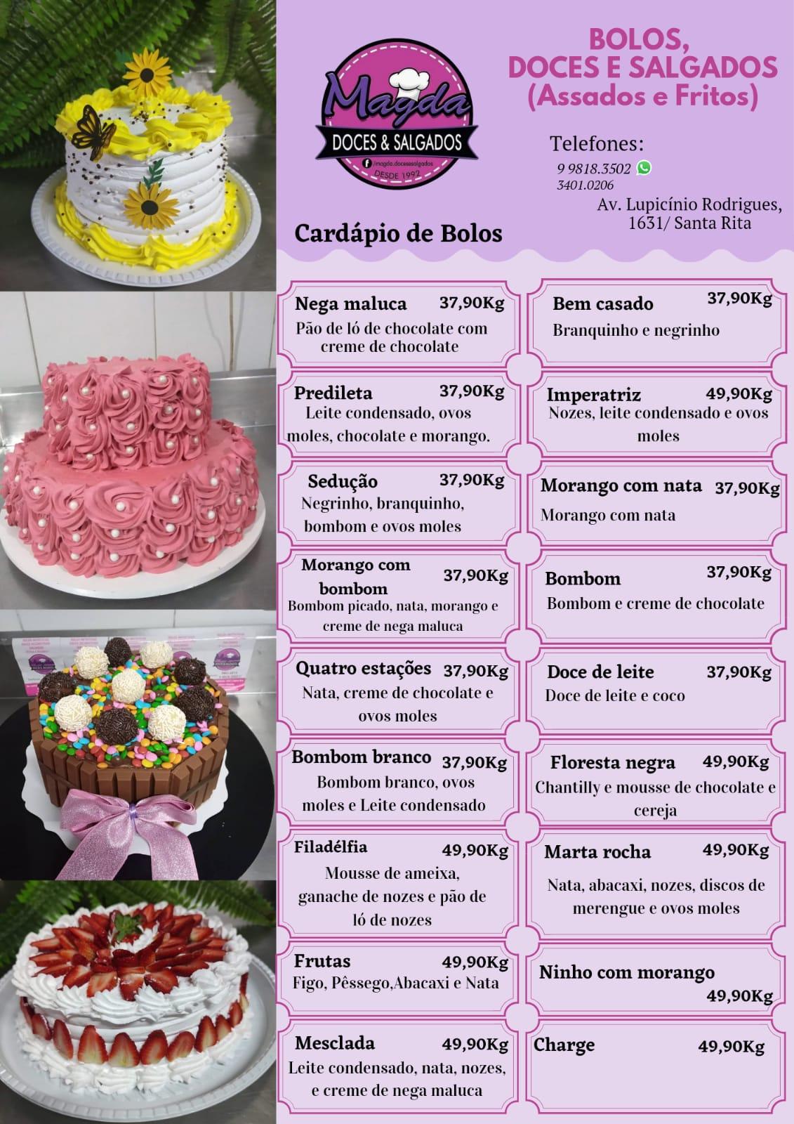 Magda Doces e Salgados - Meu catálogo fácil!